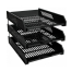 3 Tier Letter Tray Metal Mesh